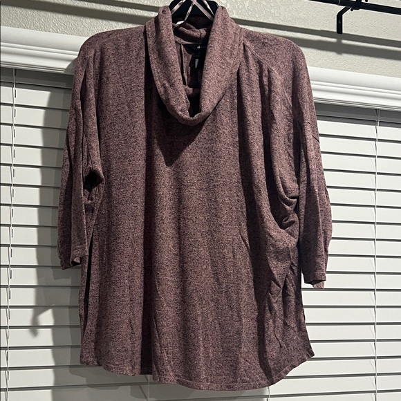 Ali Miles | Tops | Ali Miles Mauve Cowl Neck Jersey Top | Poshmark